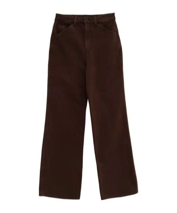 LEMAIRE Flared Five-pocket Pants - Brown