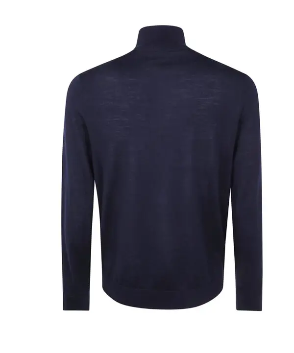 Paul Smith Stand-up Collar Quarter-zip Sweater