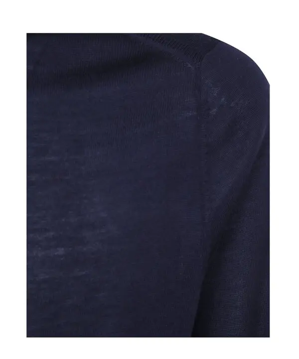 Paul Smith Stand-up Collar Quarter-zip Sweater