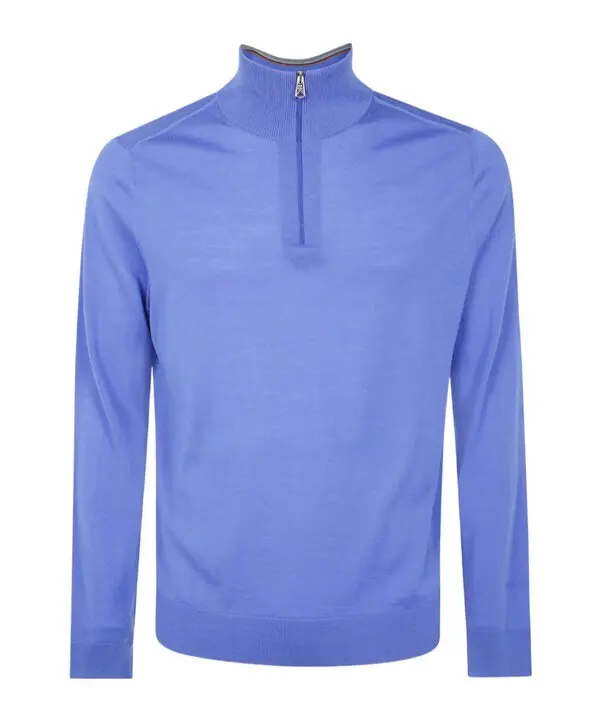 Paul Smith Stand-up Collar Zip-up Sweater