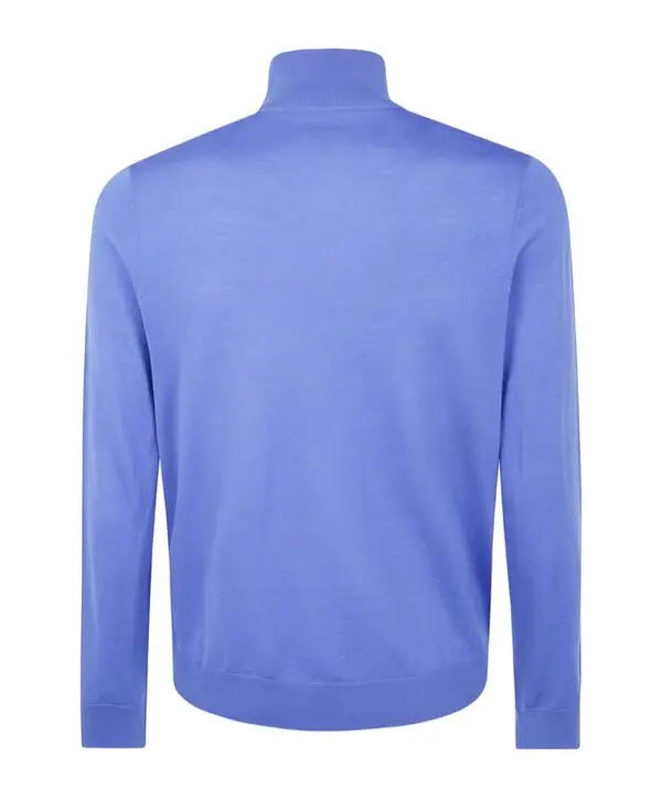 Paul Smith Stand-up Collar Zip-up Sweater