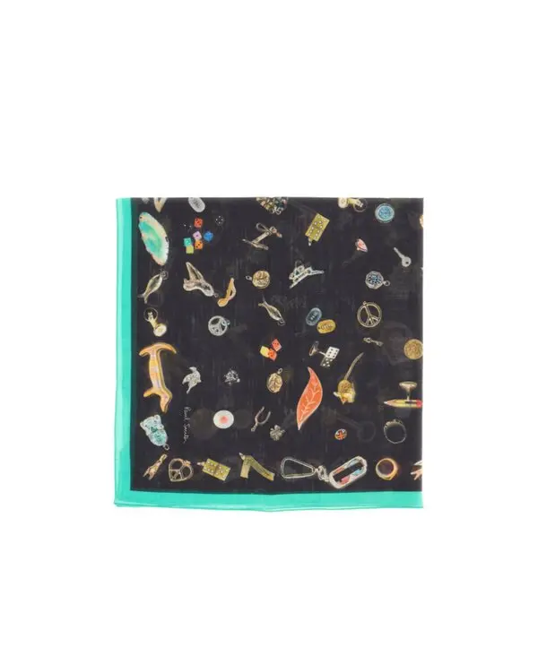 Paul Smith Printed Scarf - Black