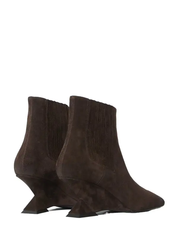 Attico Pointed-toe Ankle Boots