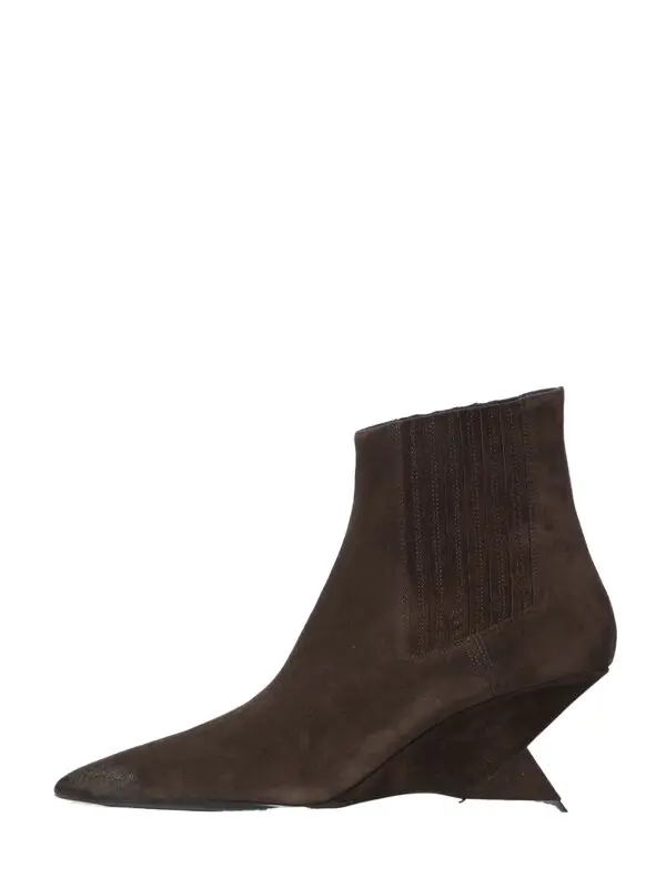 Attico Pointed-toe Ankle Boots