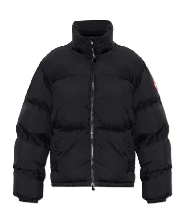Canada Goose Quilted Down Jacket With High Neck And Zip Closure
