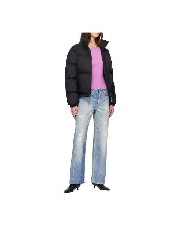 Canada Goose Quilted Down Jacket With High Neck And Zip Closure