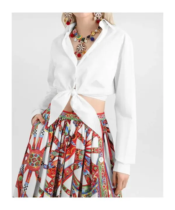 Dolce & Gabbana Cotton Poplin Shirt