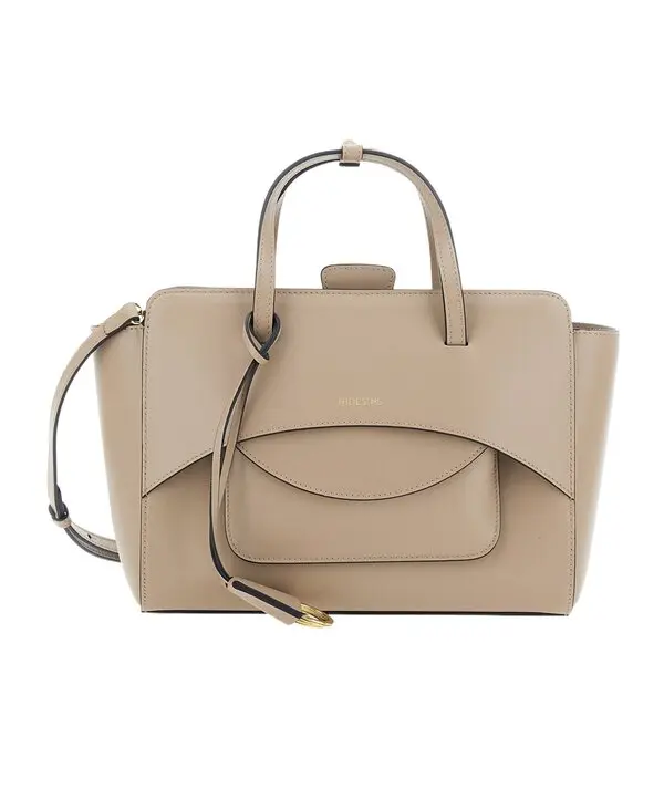HIDESINS Flap Pocket Shoulder Bag - Beige