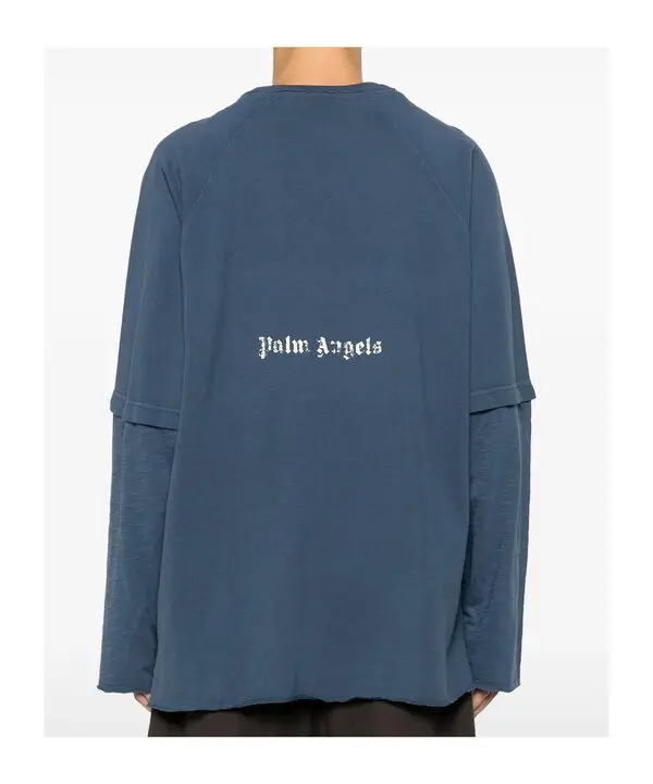 Palm Angels Slogan-print Raglan-sleeve T-shirt