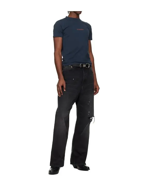 Vetements Biker Cross Logo Buckle Belt