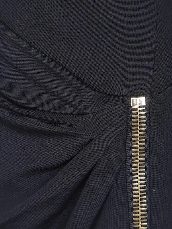 Balmain Long Slit Dress With Zip