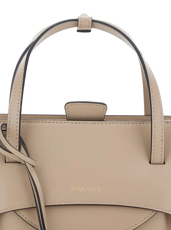 HIDESINS Structured Leather Shoulder Bag