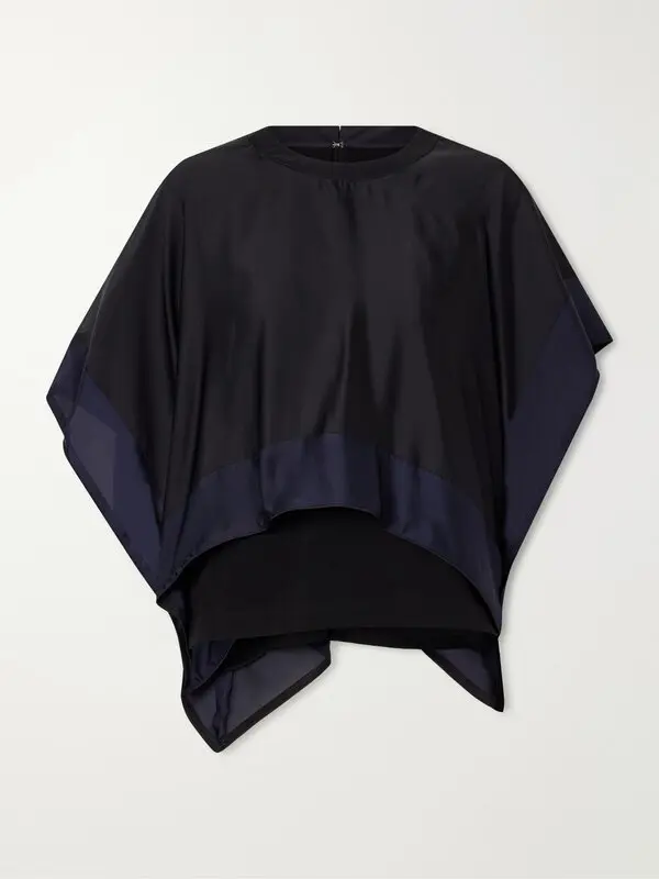 Sacai Asymmetric Crewneck Top