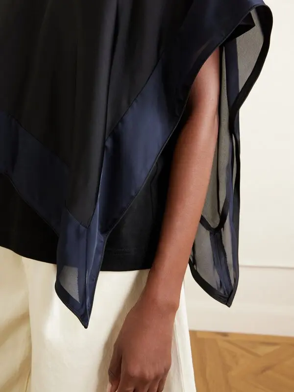 Sacai Asymmetric Crewneck Top