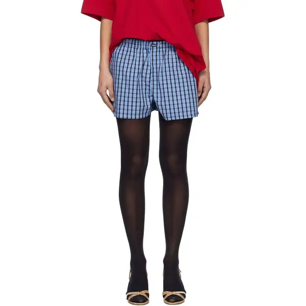 Vetements Checked Boxer Shorts