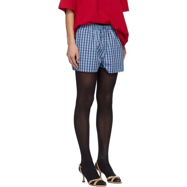 Vetements Checked Boxer Shorts