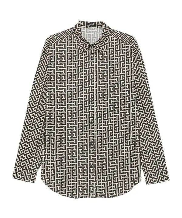 Balmain Long-sleeved Shirt - Black