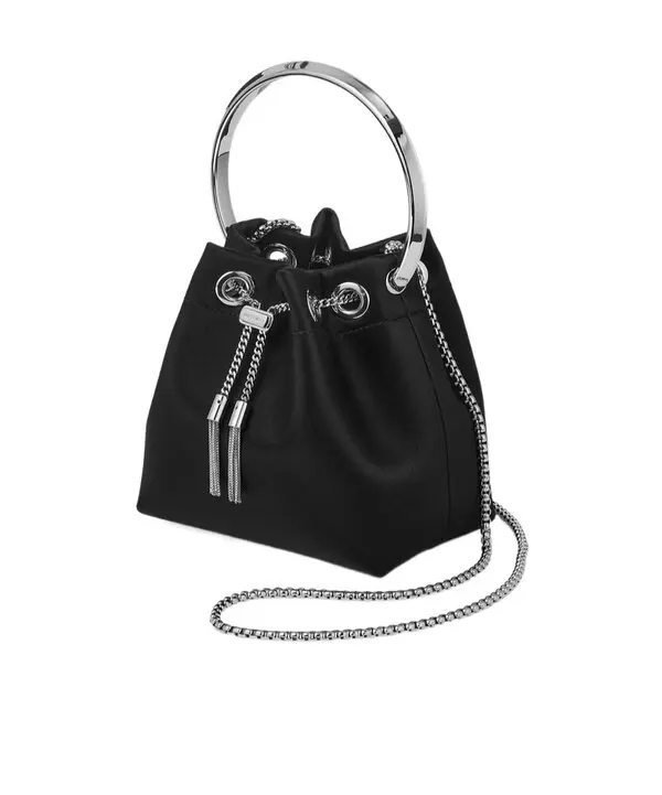 JIMMY CHOO Drawstring Shoulder Bag