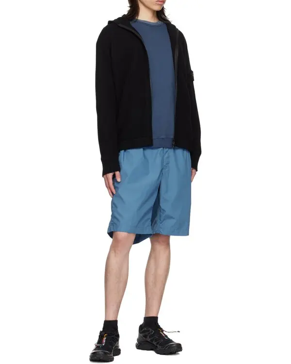 Stone Island Logo Patch Hooded Cardigan