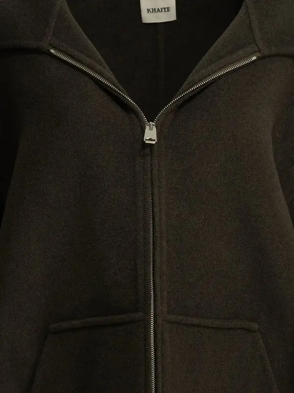 Khaite Double-face Hooded Jacket - Black