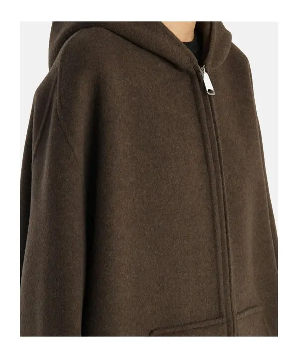 Khaite Double-face Hooded Jacket - Black