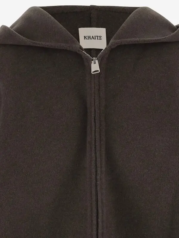 Khaite Double-face Hooded Jacket - Black