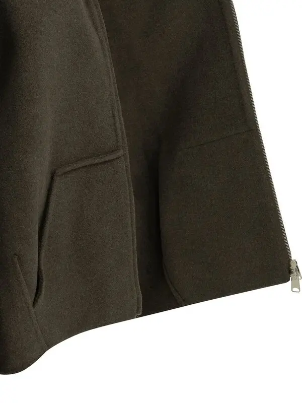 Khaite Double-face Hooded Jacket - Black