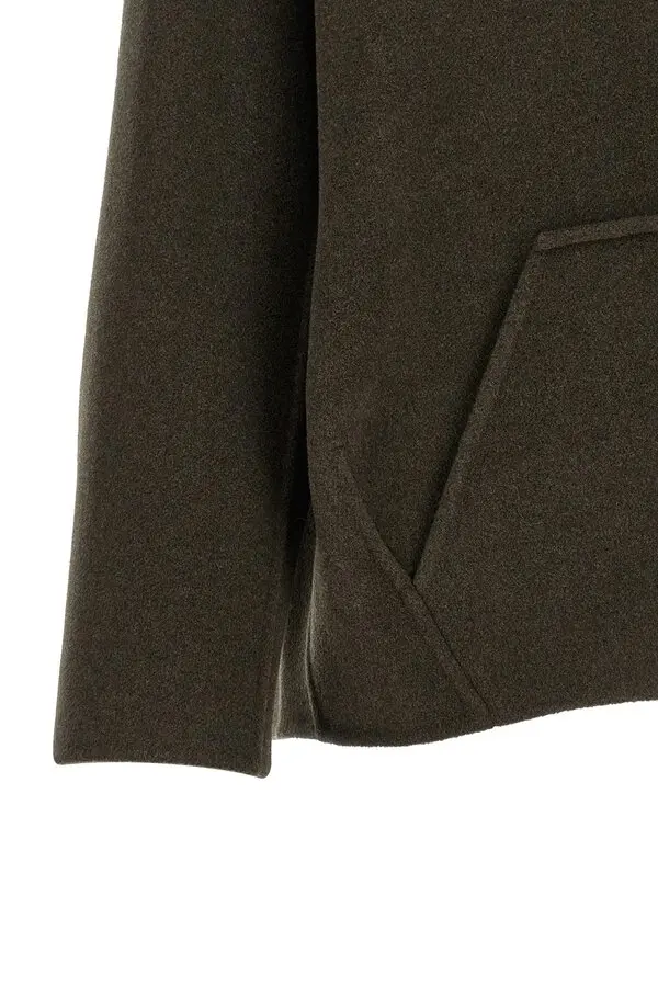 Khaite Double-face Hooded Jacket - Black