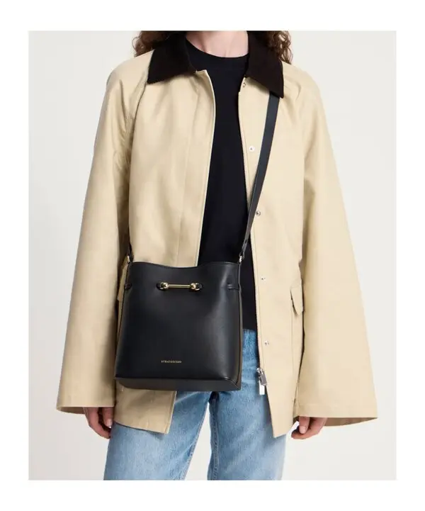 Strathberry Corda Bucket Leather Tote Bag