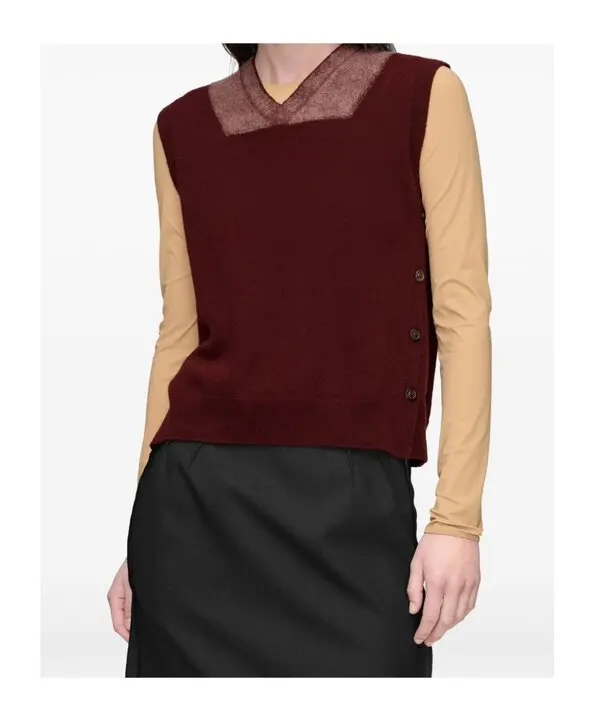 MAISON MARGIELA Sleeveless V-neck Jumper
