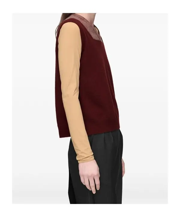 MAISON MARGIELA Sleeveless V-neck Jumper