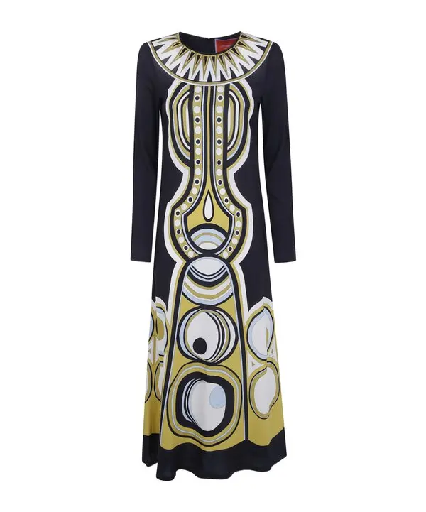 La DoubleJ Sanctuary Placee Printed Maxi Dress - No
