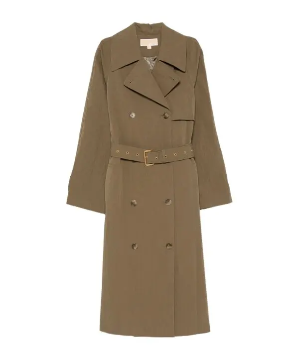 Michael Kors Oversized Washed Cotton And Nylon Trench Coat - Suitcase