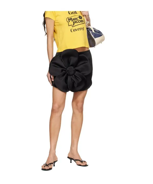 Marc Jacobs Floral Appliqué Mini Skirt
