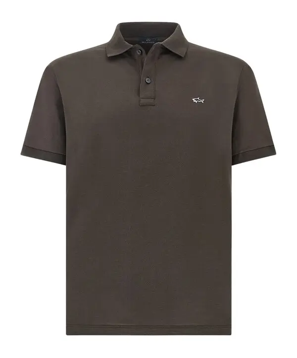 PAUL  SHARK Paul Shark Logo Embroidered Polo Shirt