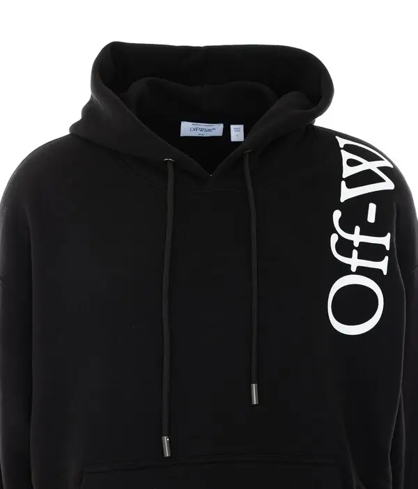 Off-White Drawstring Hooded Sweatshirt
