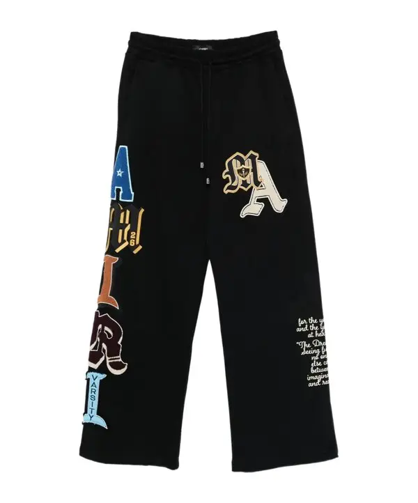 Amiri Applique Track Pants - Black