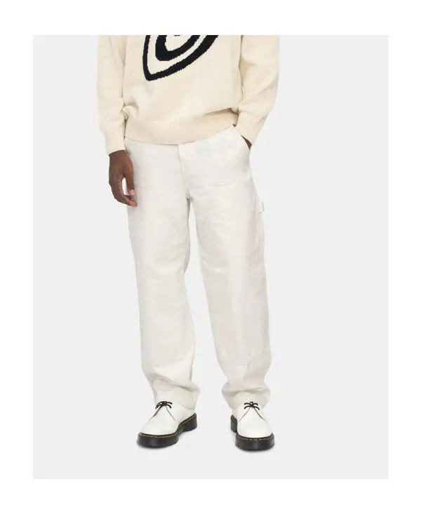 StÜssy Logo Patch Straight-leg Pants