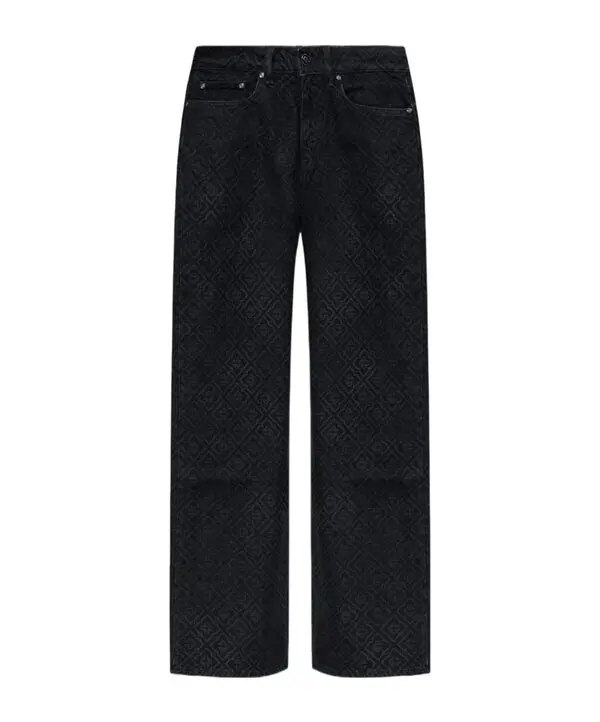 Casablanca Geometric Pattern Belt Loop Jeans