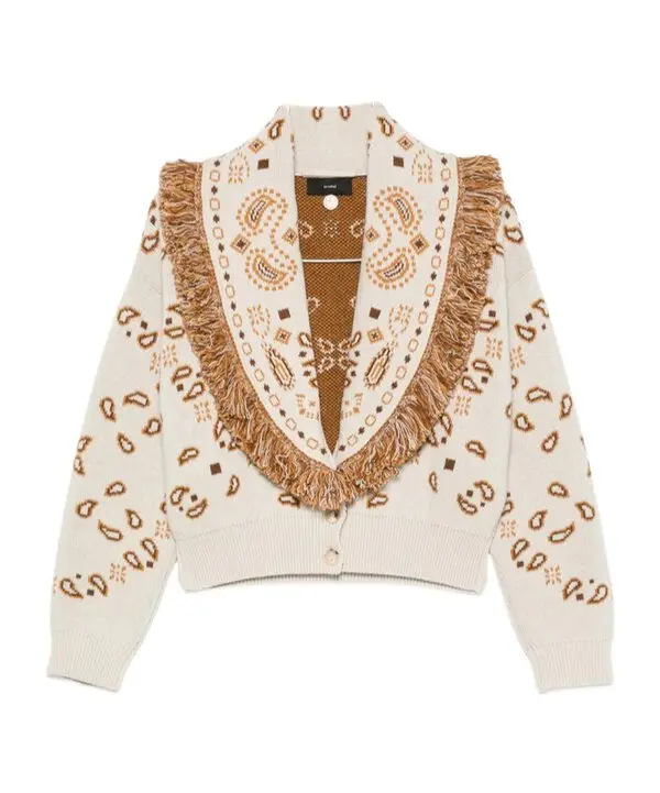 Alanui Paisley-pattern Fringed Jacket