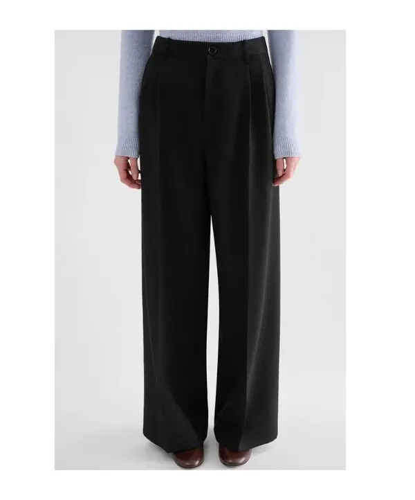 JIL SANDER Wool Gabardine Trousers