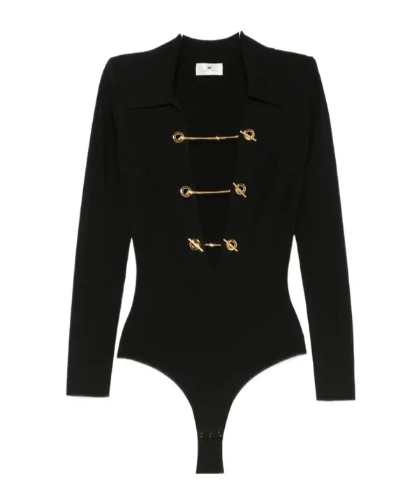 Elisabetta Franchi Long-sleeved Bodysuit