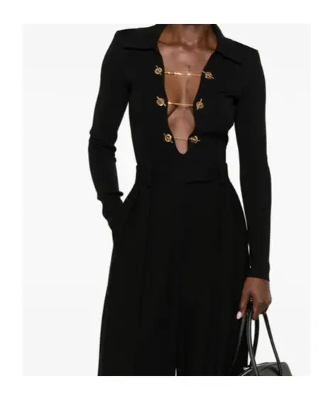 Elisabetta Franchi Long-sleeved Bodysuit