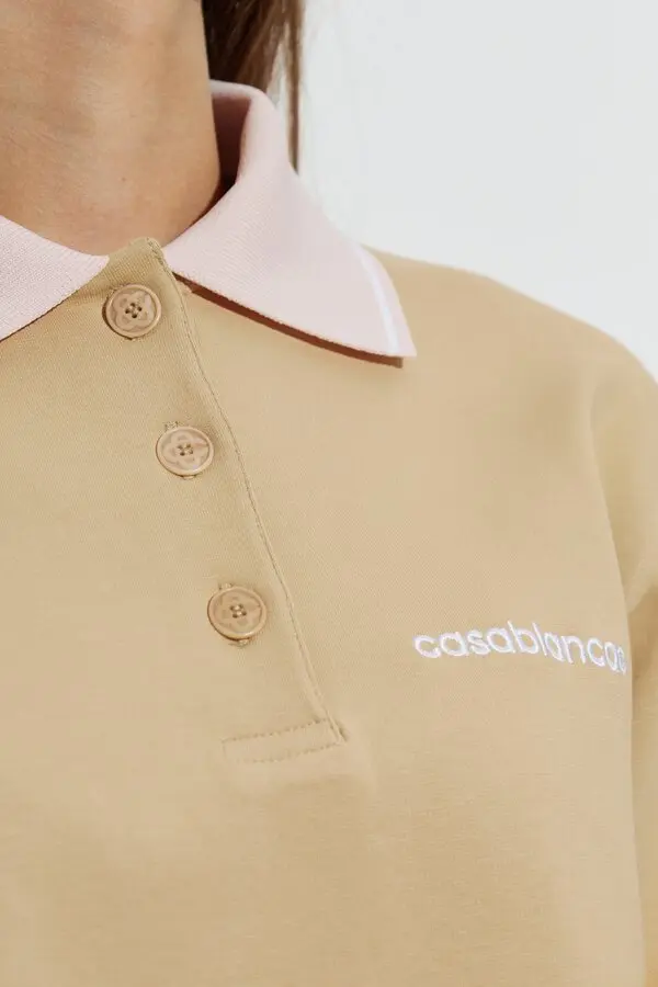 Casablanca Long-sleeve Polo Shirt