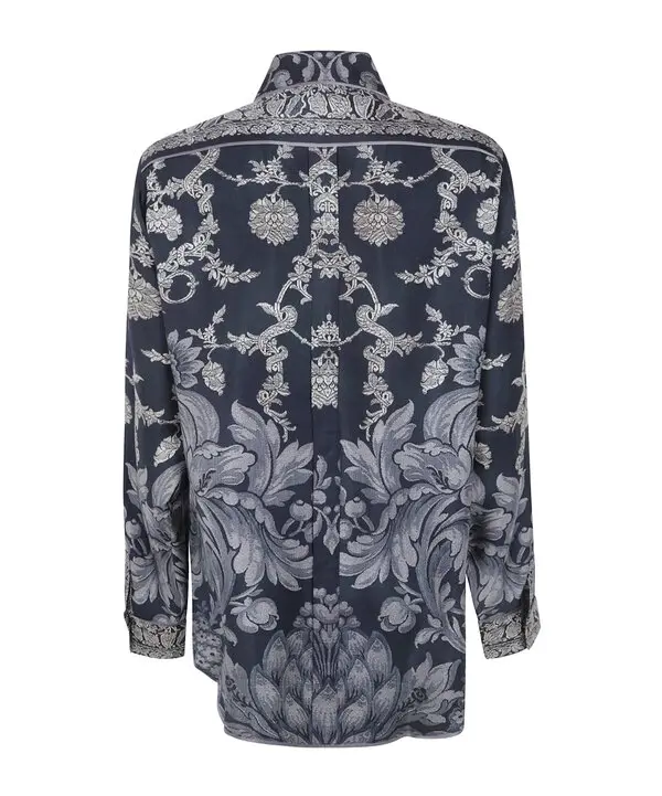 PIERRE-LOUIS MASCIA Printed Long Sleeve Shirt