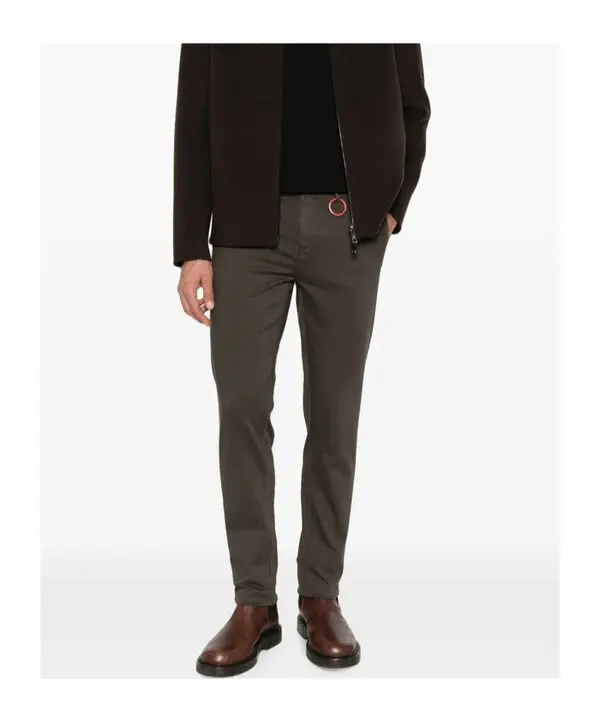 TRAMAROSSA Luis Logo-patch Button-fastening Trousers