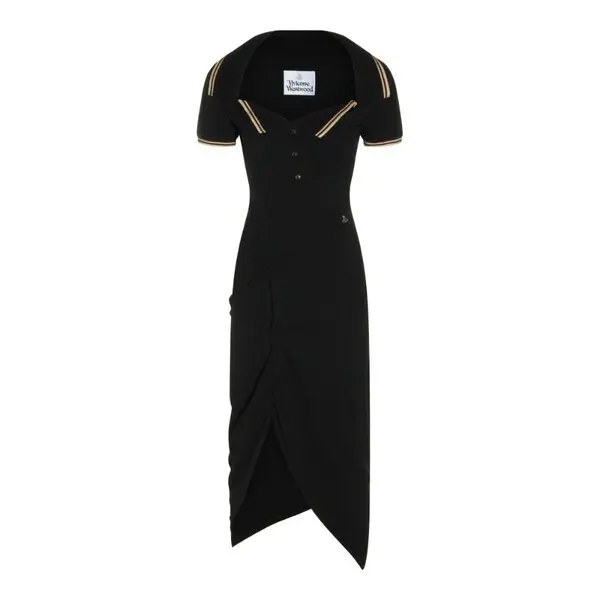 VIVIENNE WESTWOOD Ruched Short-sleeved Dress