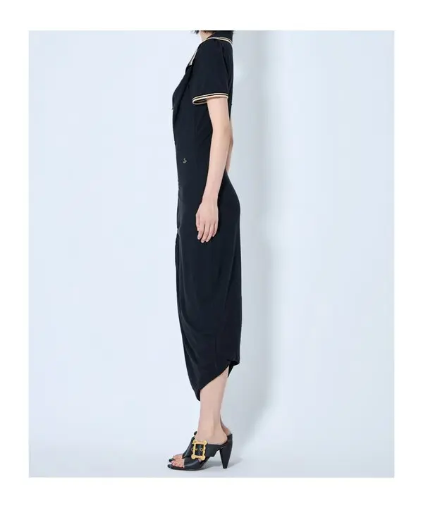VIVIENNE WESTWOOD Ruched Short-sleeved Dress