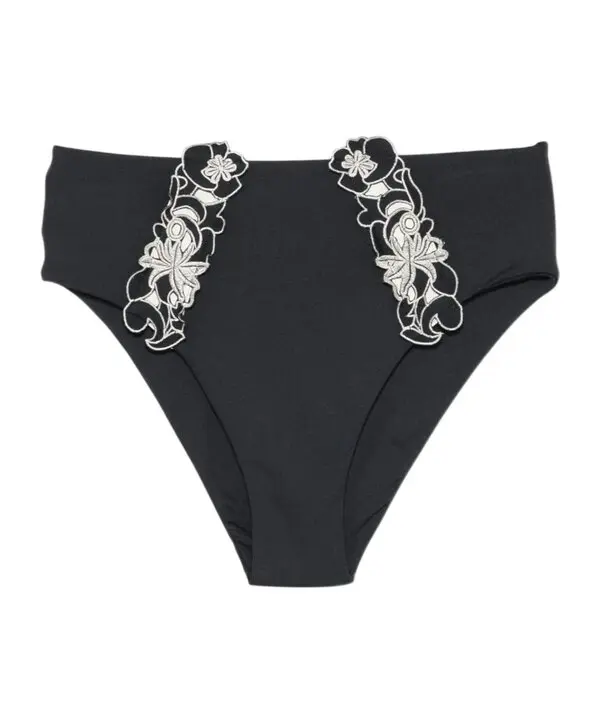 TWINSET Floral-embroidered Bikini Bottoms