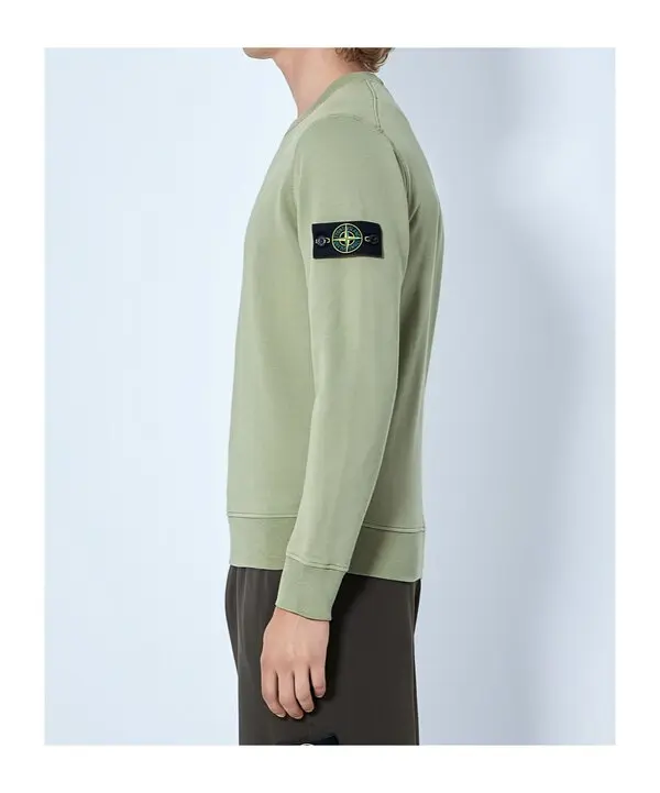Stone Island Crewneck Sweatshirt With Arm Patch